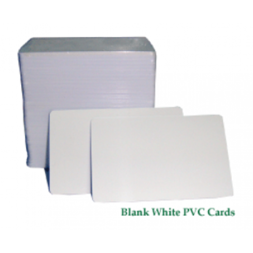 Blank White PVC Card CR80 30 mil (104523-111T)